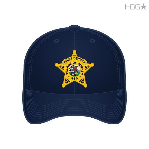 Gurnee Police Chief Deputy Dark Navy FLEXFIT® Hat – HDG Tactical